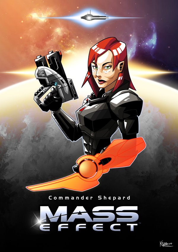 ArtStation - Commander Shepard F - Mass effect