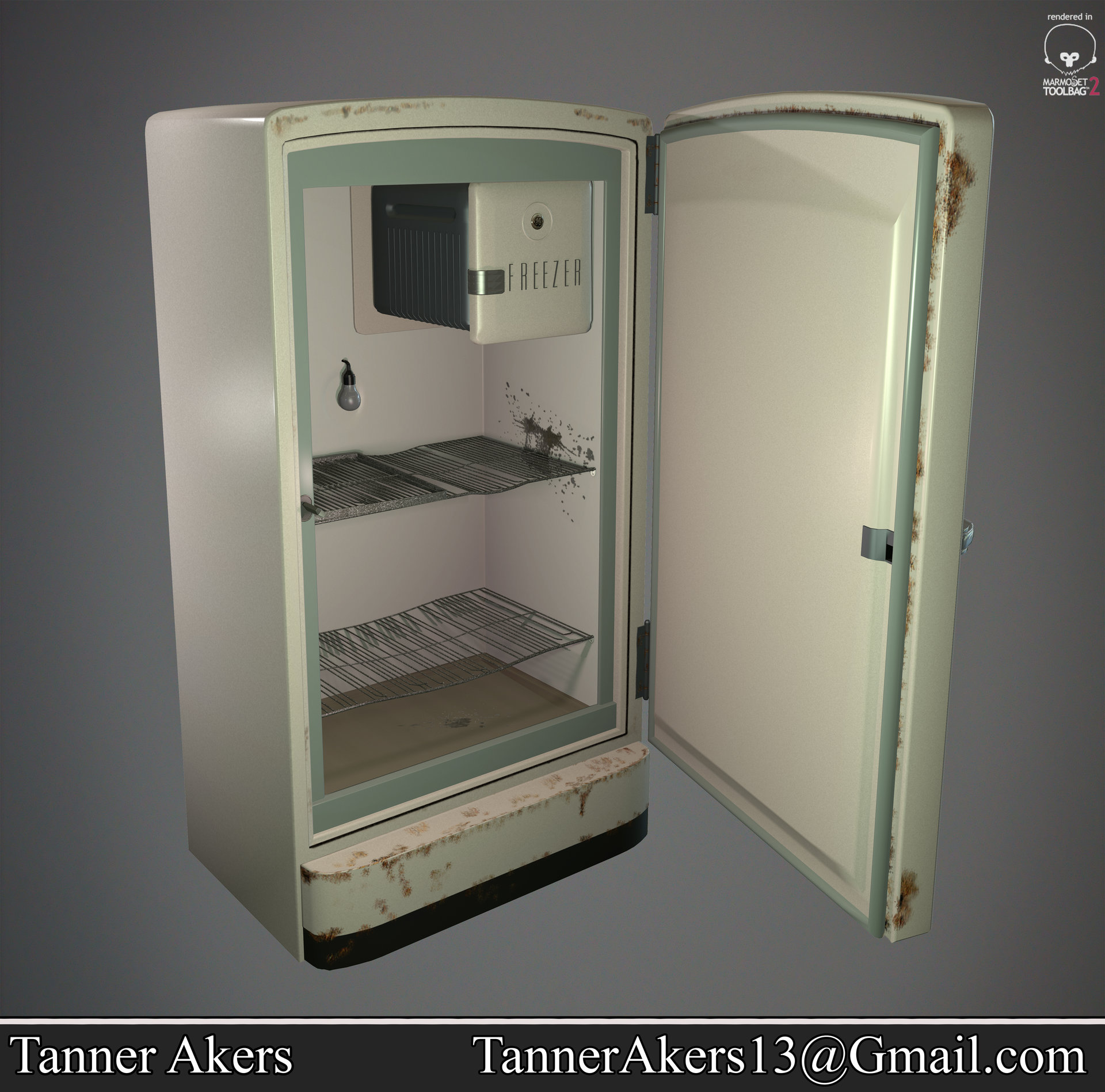 ArtStation - Refrigerator Prop