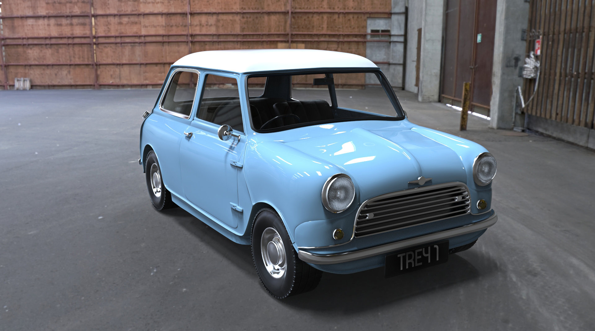 ArtStation - Mini Cooper 1957