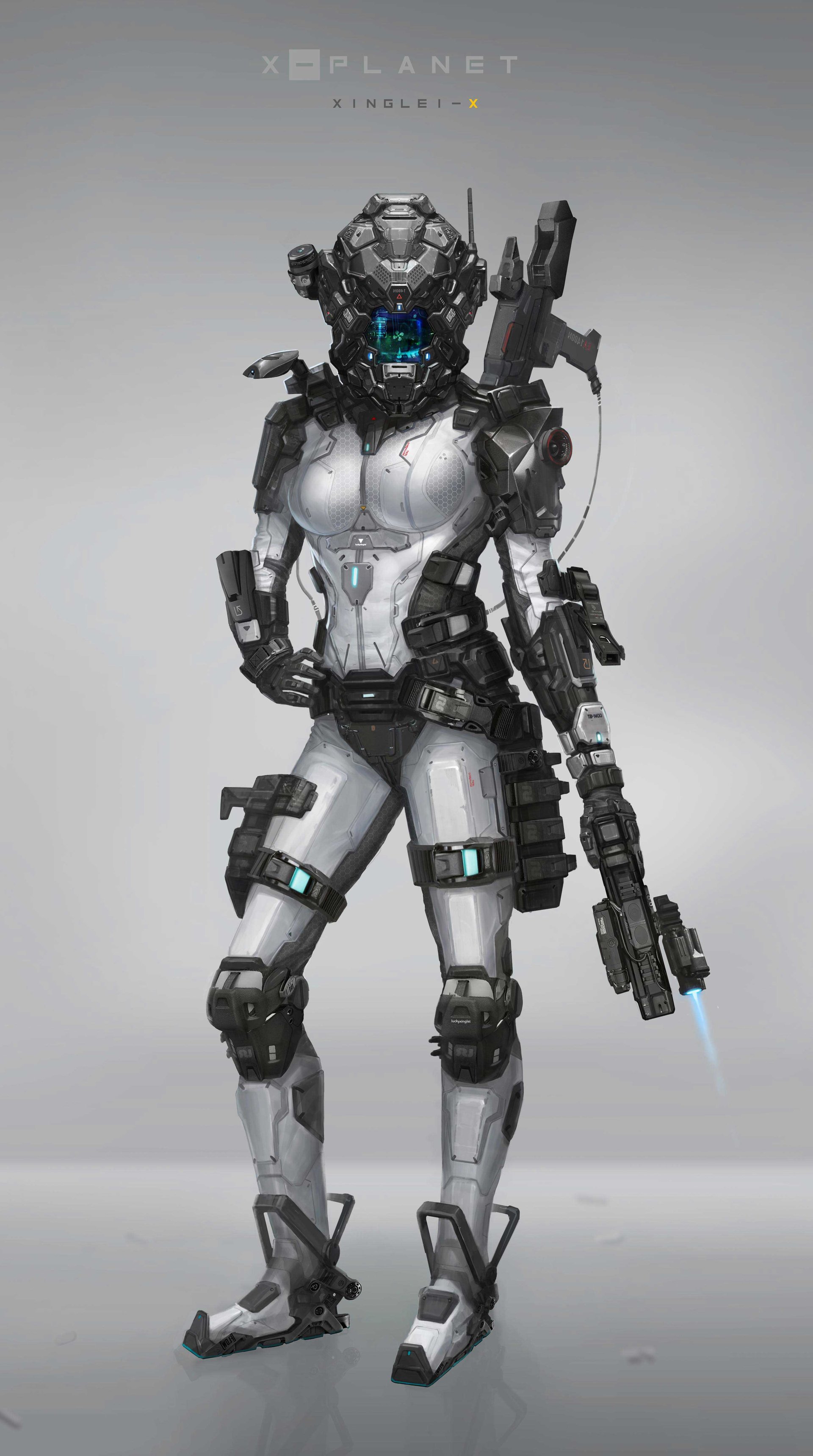ArtStation - Special force female, XingLei Xuan