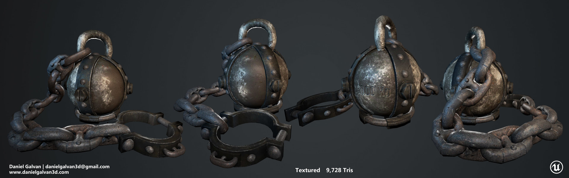 ArtStation - Ball & Shackle, Daniel Galvan