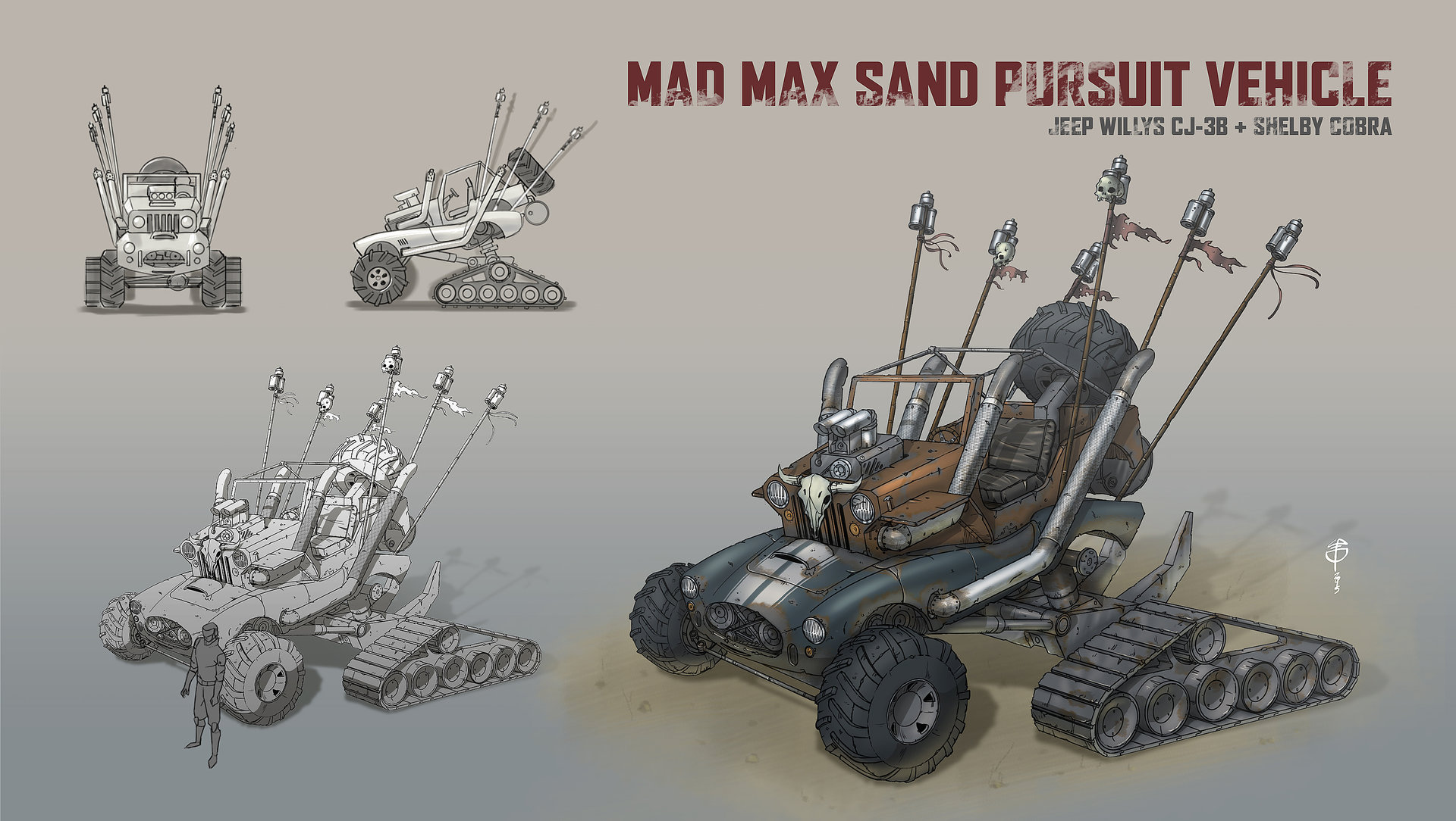 Lopera Cano - Mad Max Sand Pursuit Vehicle