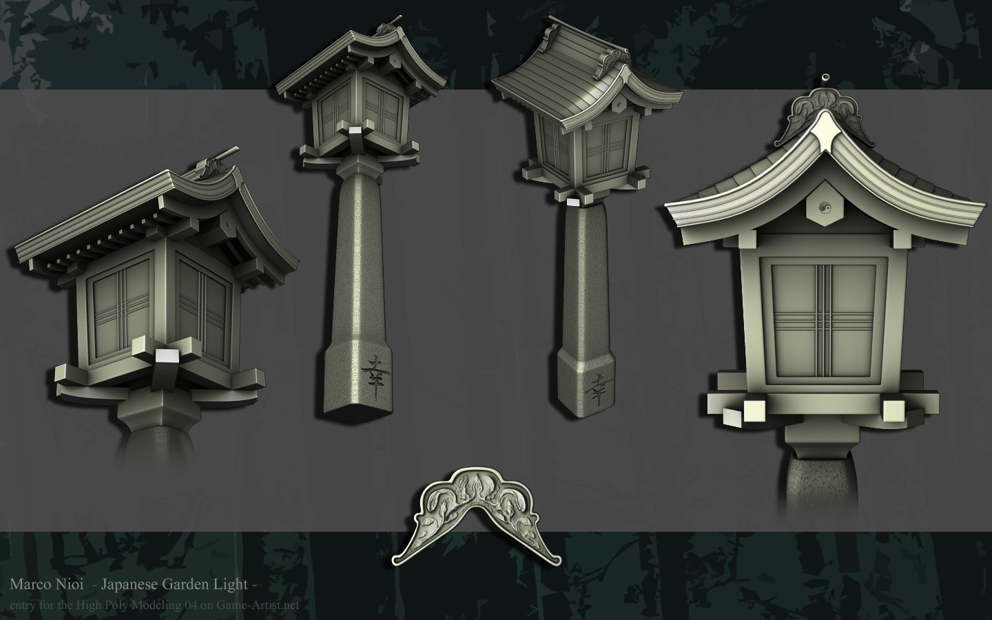 ArtStation - Japanese Garden Light