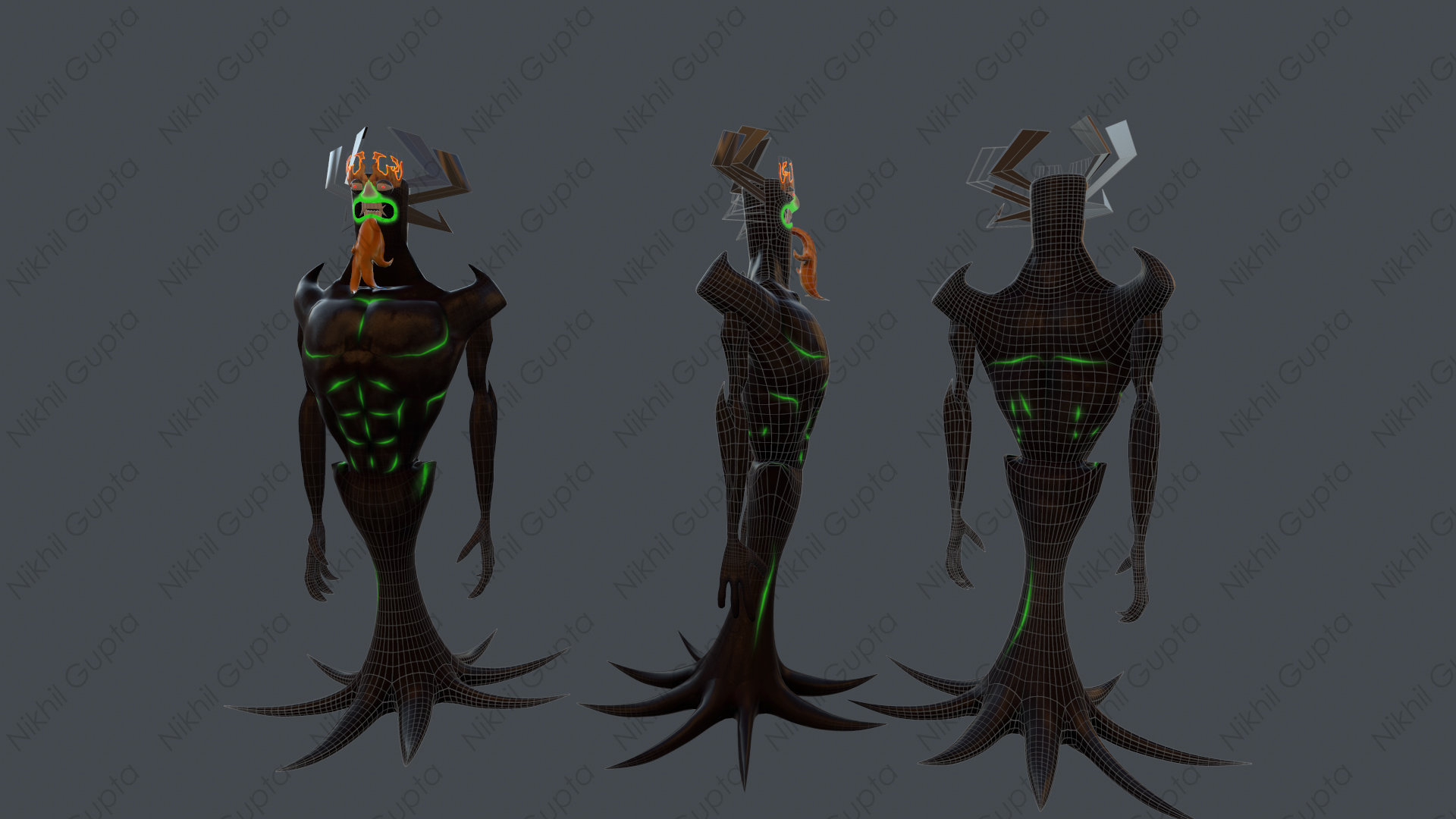 ArtStation - Aku from samurai jack