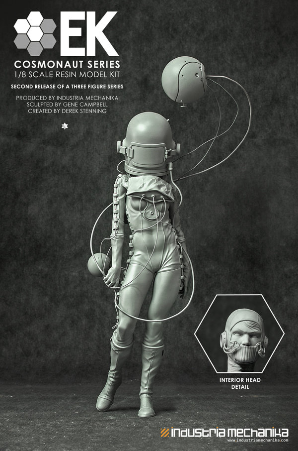 Derek Stenning EK Cosmonaut 02 Resin Model Kit