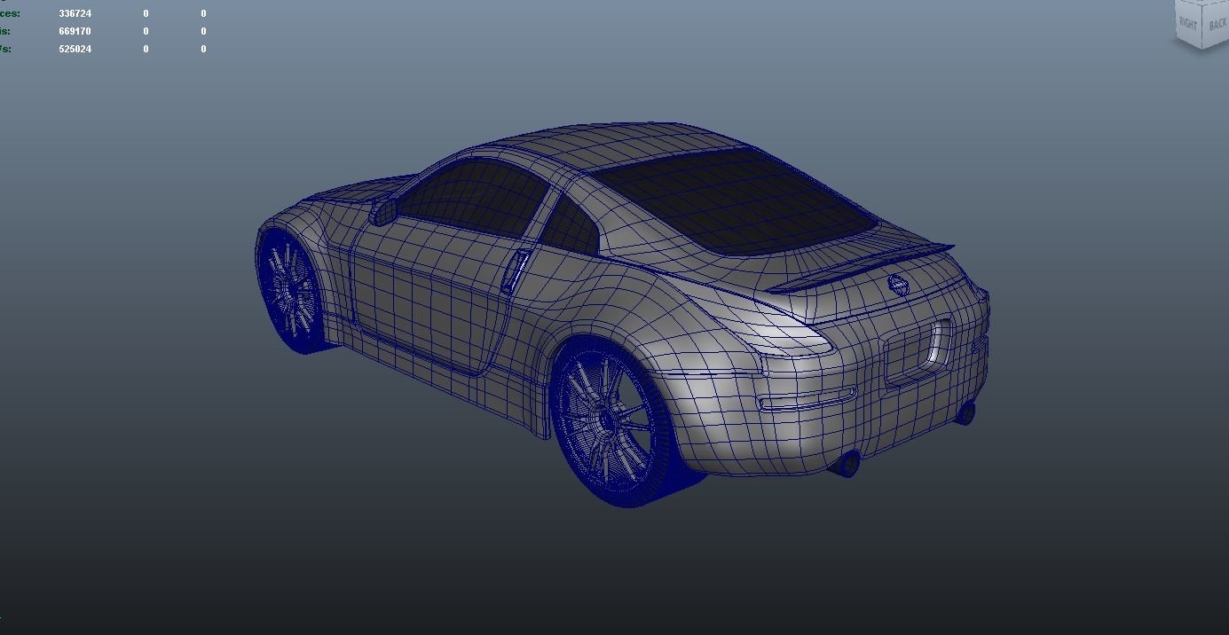 Tayfun Taysi - 3D car modelling in Autodesk Maya