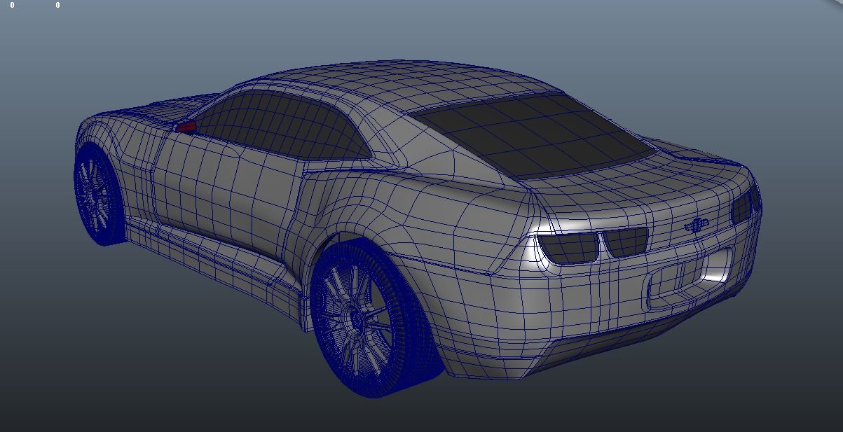 Tayfun Taysi - 3D car modelling in Autodesk Maya