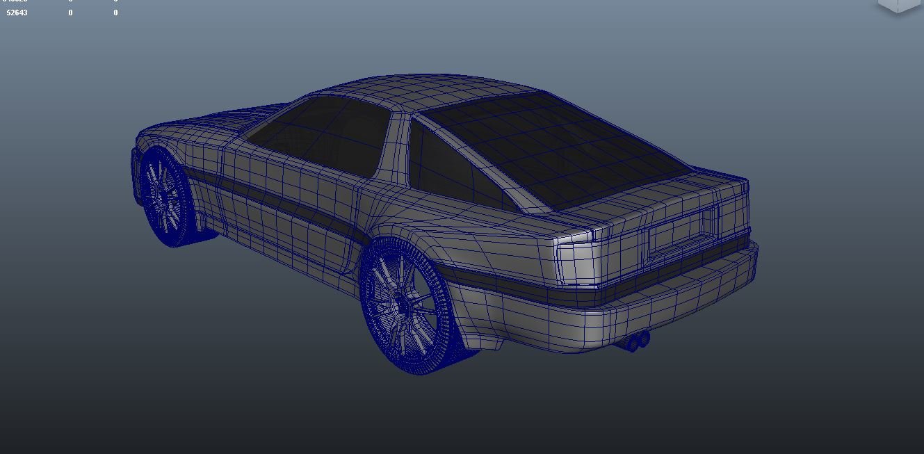 Tayfun Taysi - 3D car modelling in Autodesk Maya