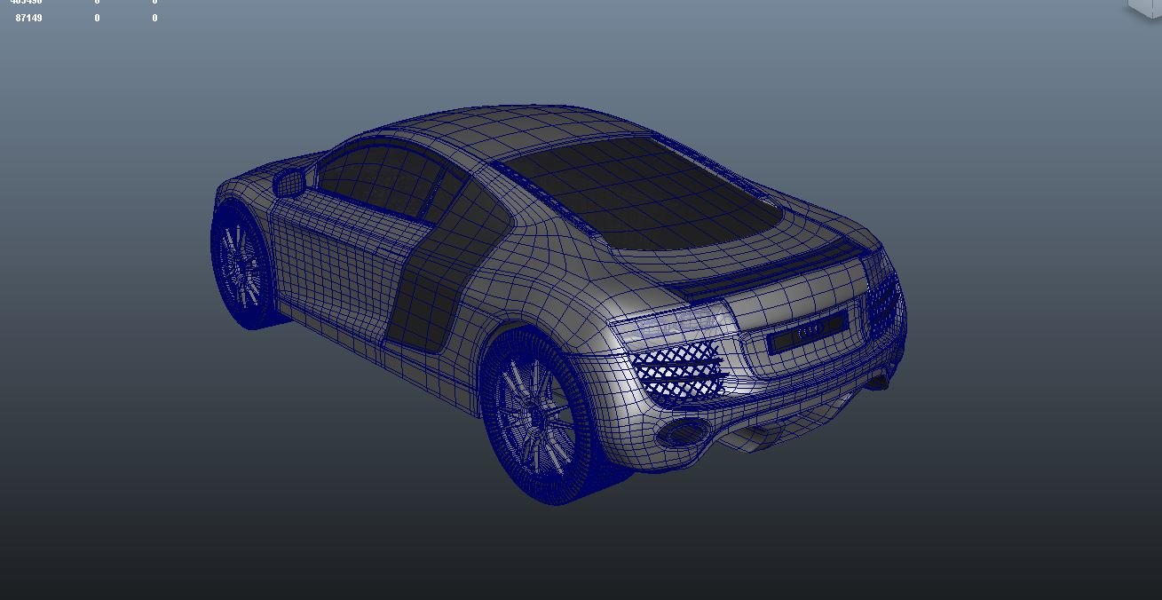 Tayfun Taysi - 3D car modelling in Autodesk Maya