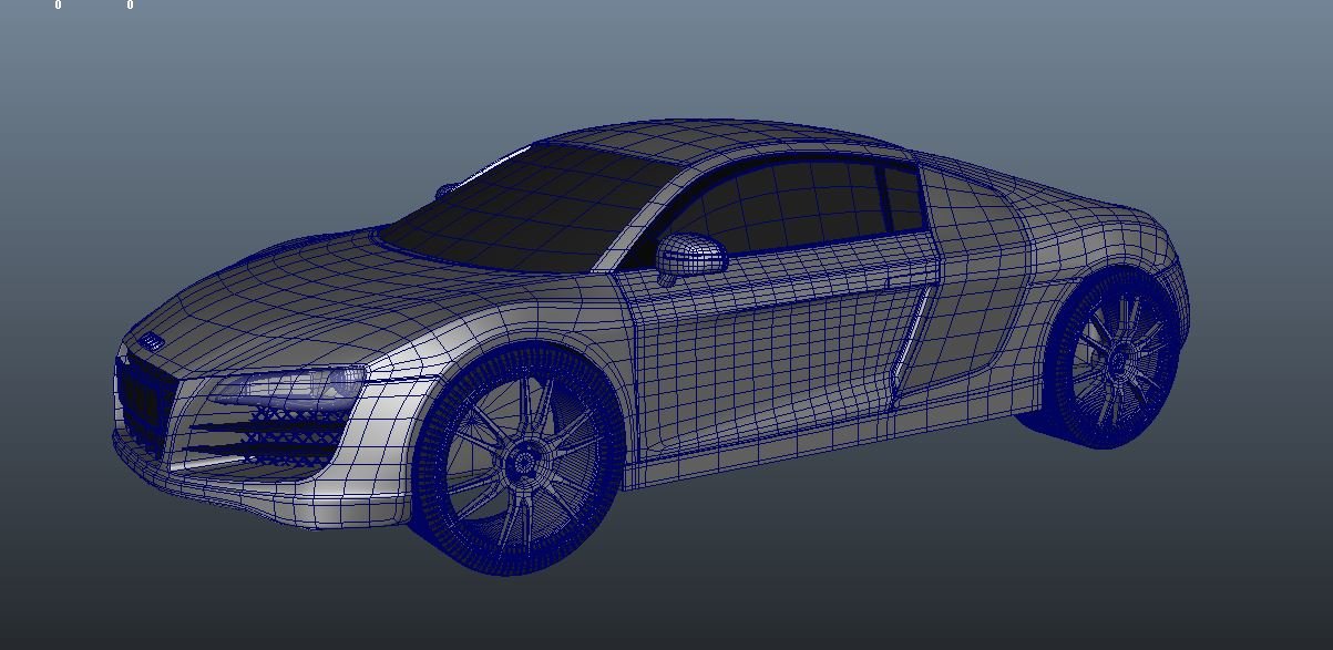 ArtStation - 3D car modelling in Autodesk Maya