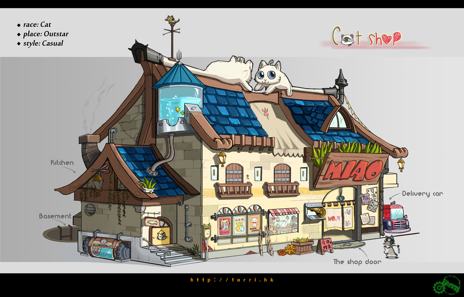 ArtStation - Cat Shop