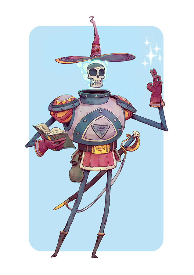 ArtStation - Skull Mage