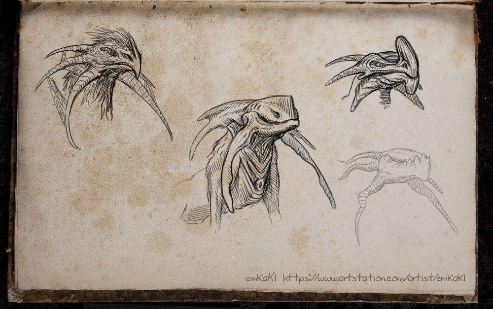 ArtStation - Starheaded Monsters