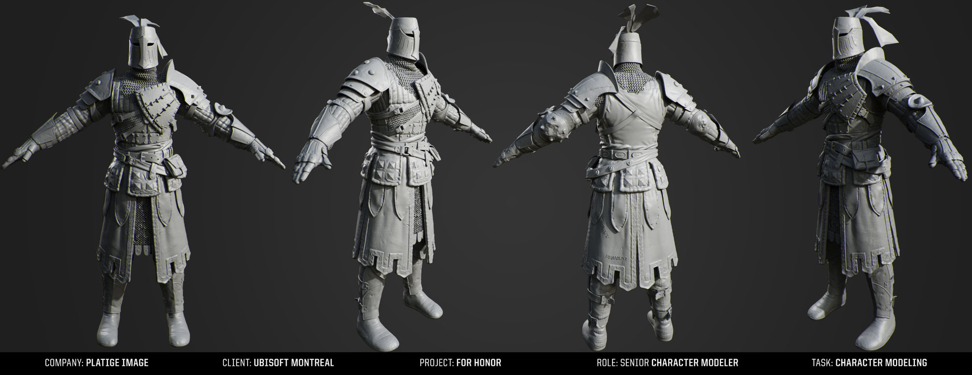 Tomasz Wrobel - Character Models for a Cinematic "For Honor"