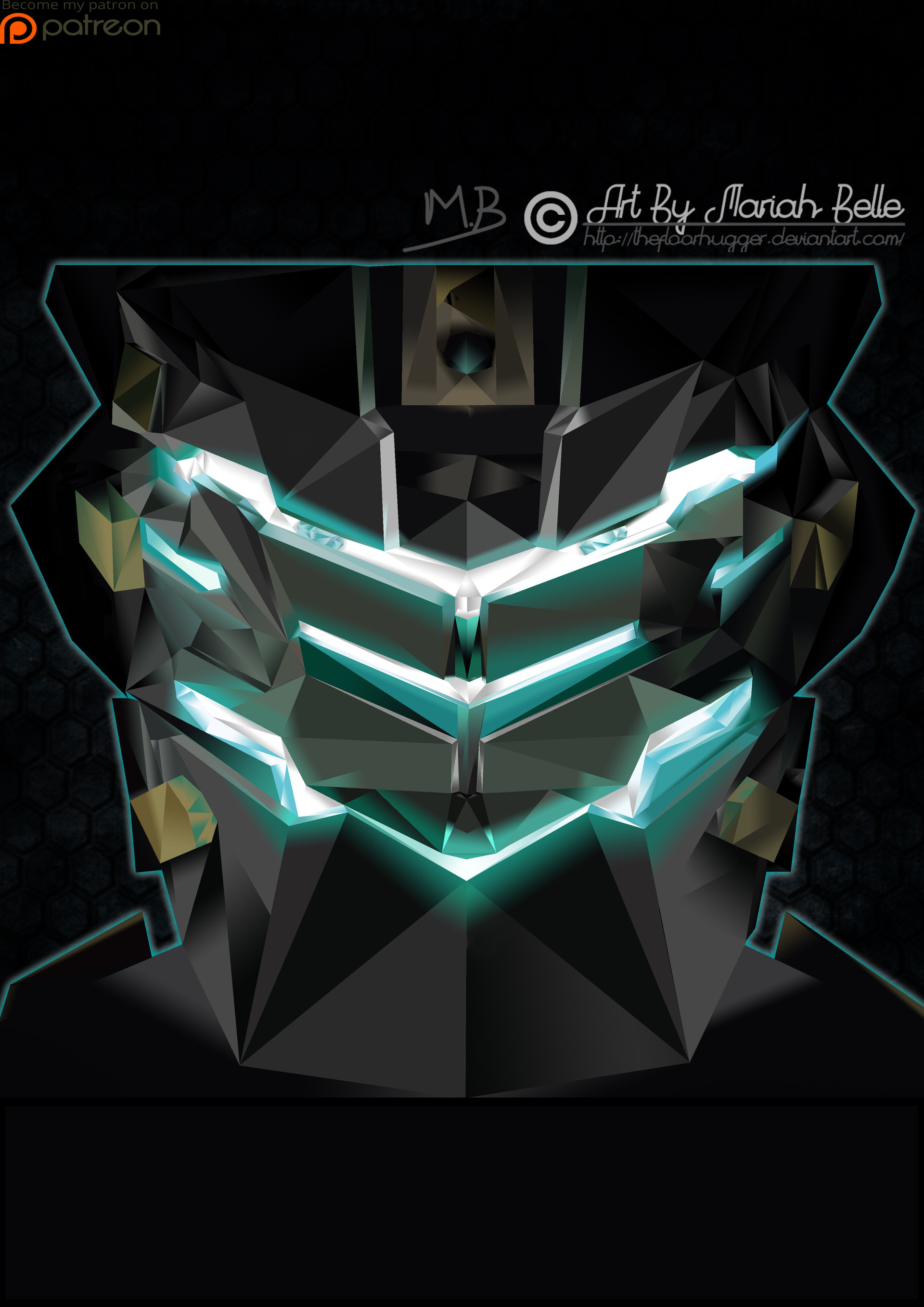 ArtStation - Issac Clarke Polygon Portrait