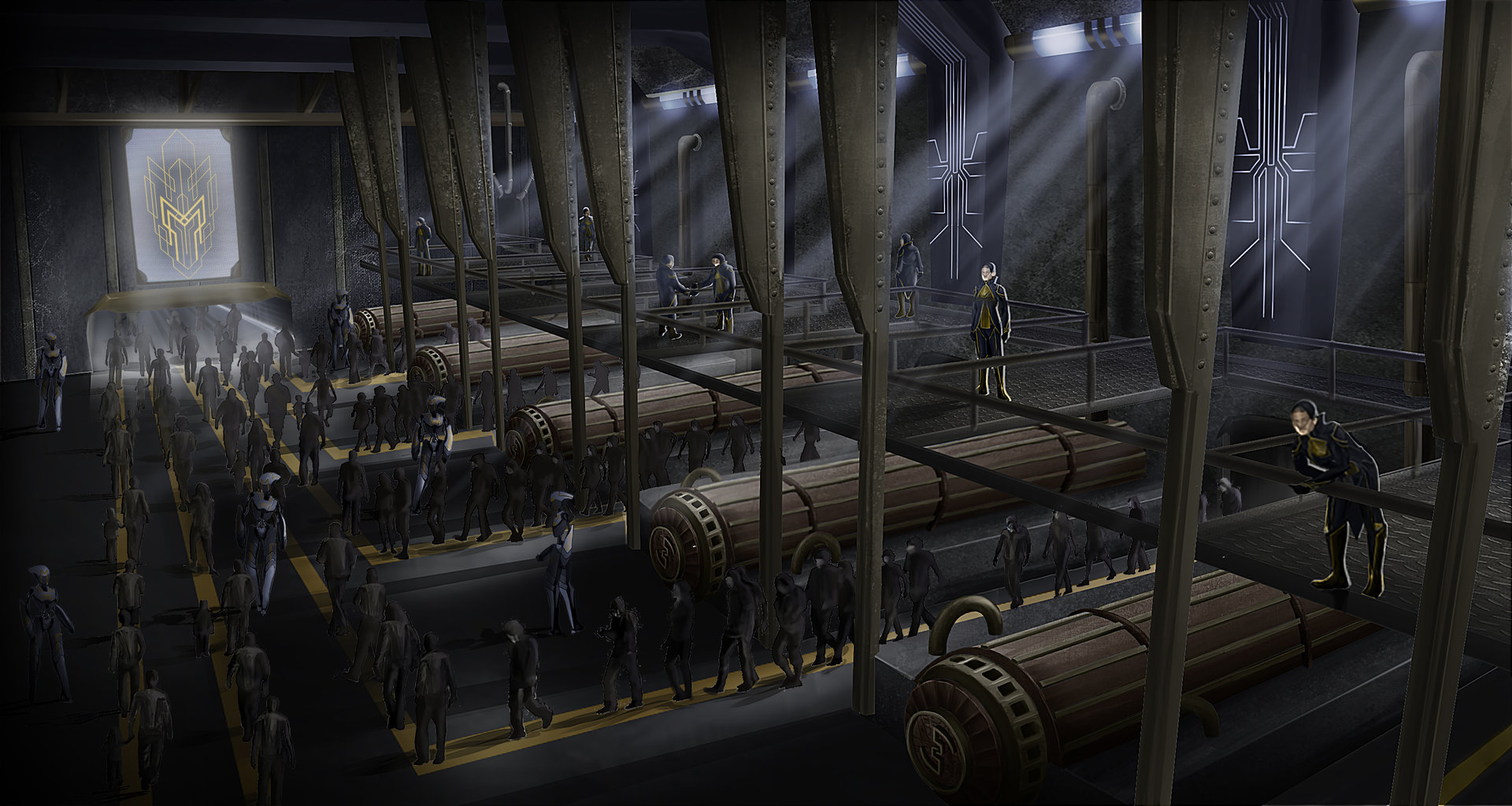 ArtStation - Workers City - METROPOLIS (redesign)