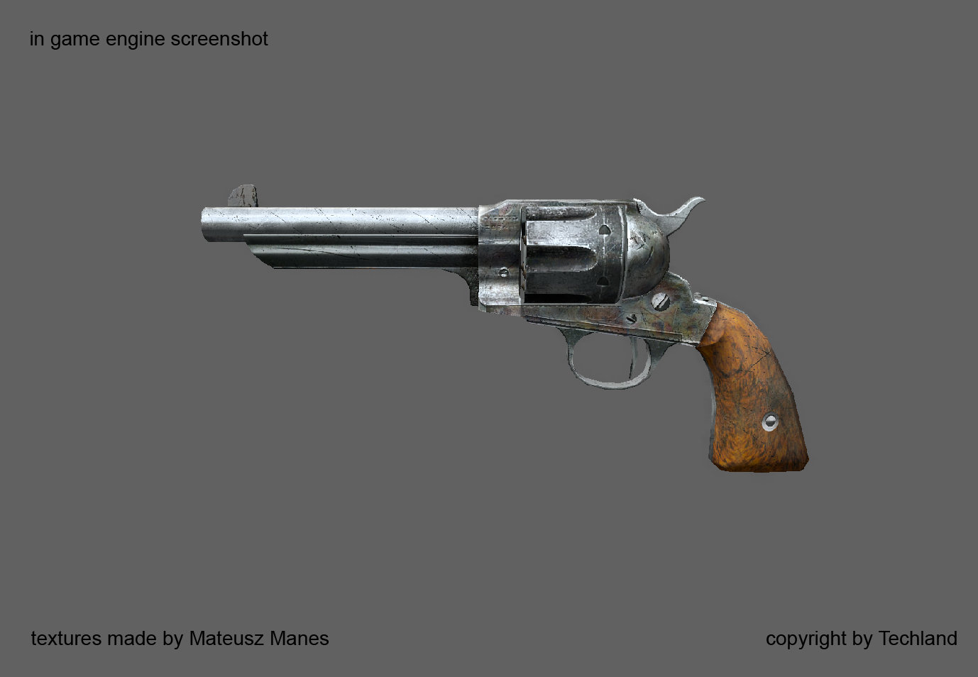 Krystian Golebczyk - Weapons for "Call of Juarez: Gunslinger"