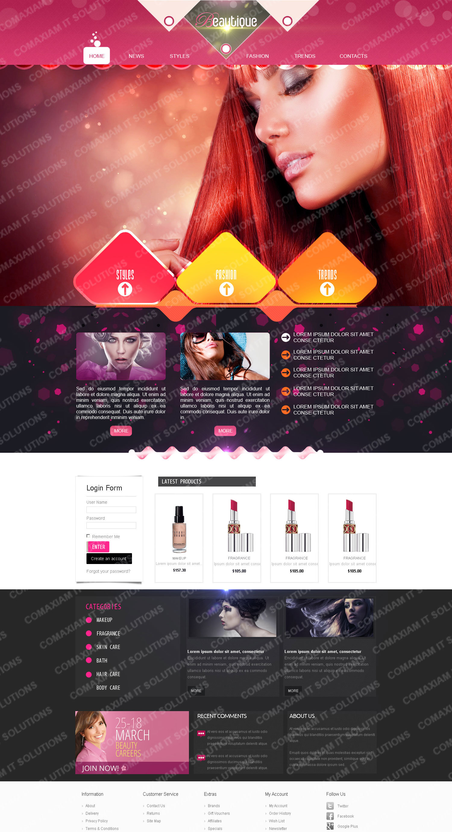 ArtStation - WEBSITE UI