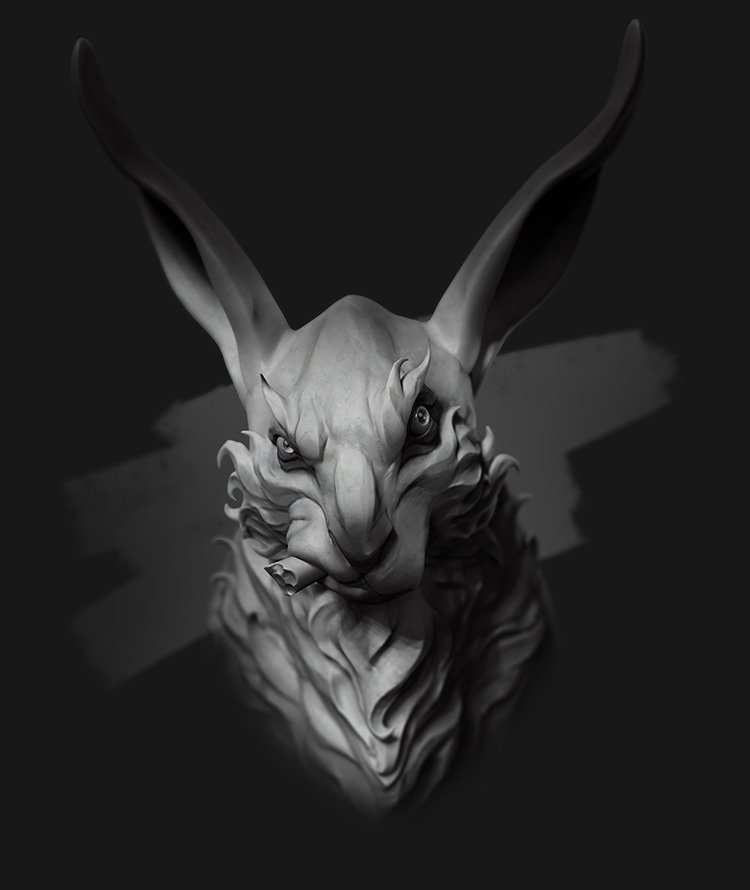 ArtStation - Bad Hare Day - Evening Sculpt