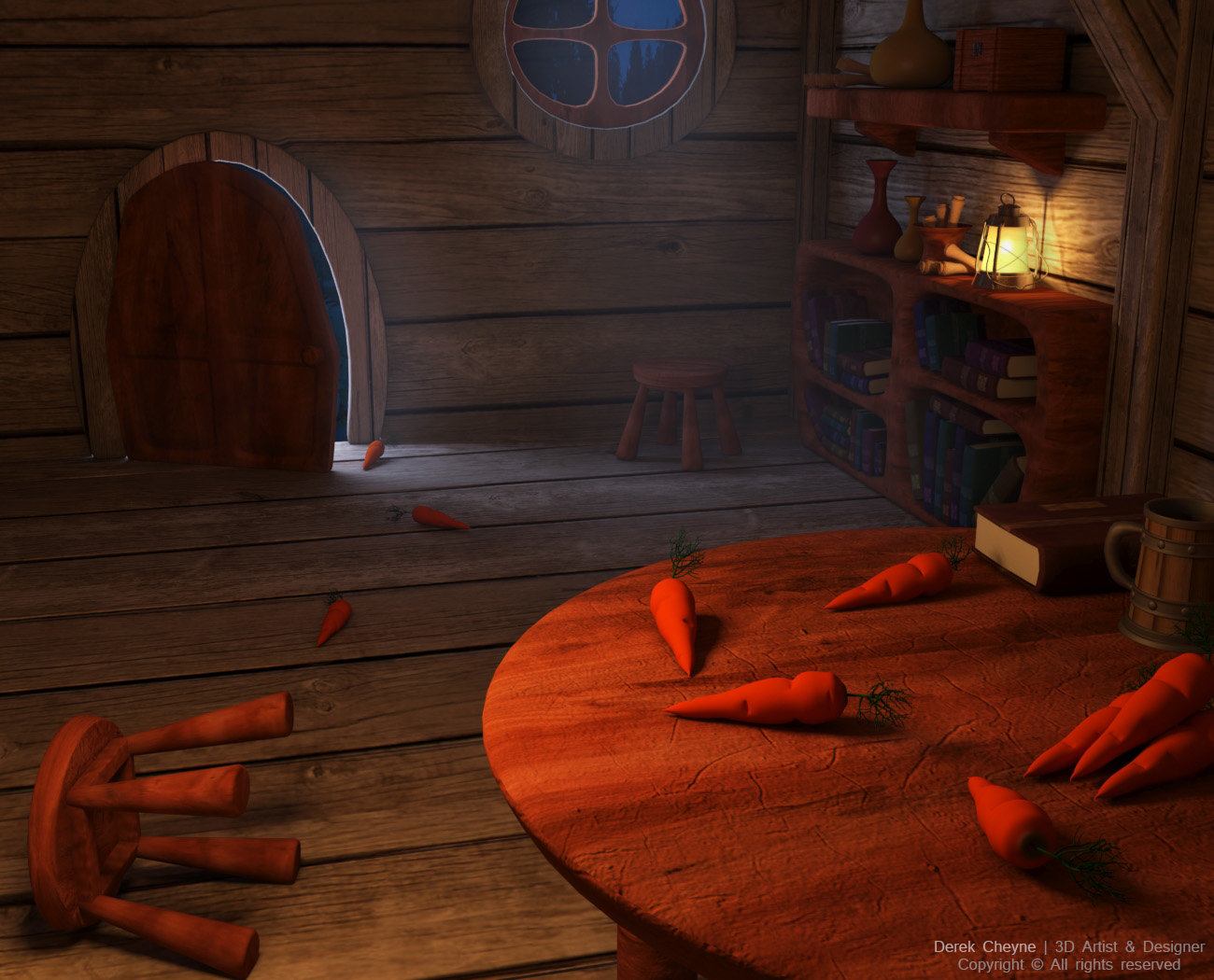 ArtStation - Rabbit Escape - Night