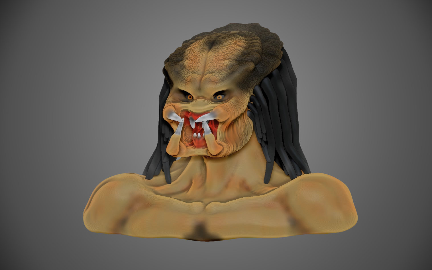 ArtStation - Head Predator by Ped