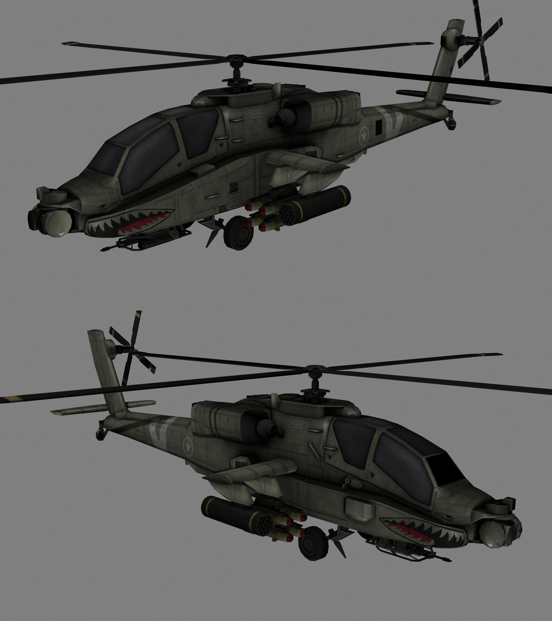 ArtStation - apache helicopter