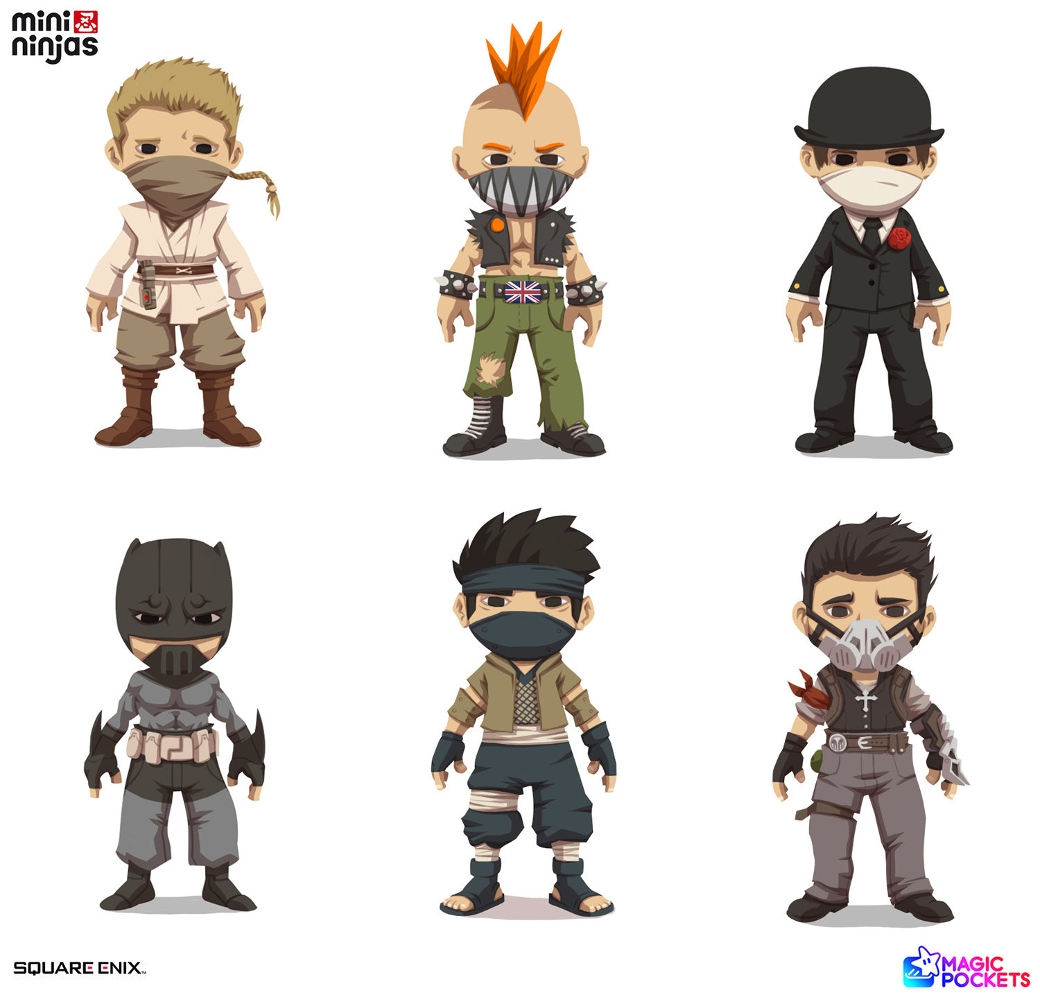 how to draw mini ninja