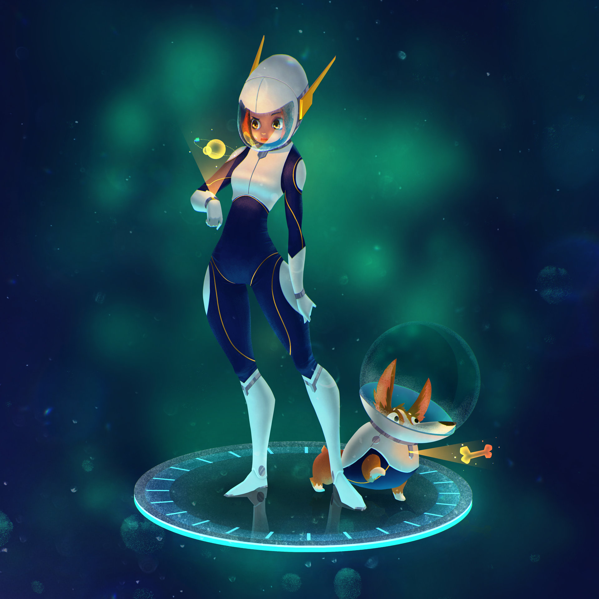 ArtStation - Space Corgi