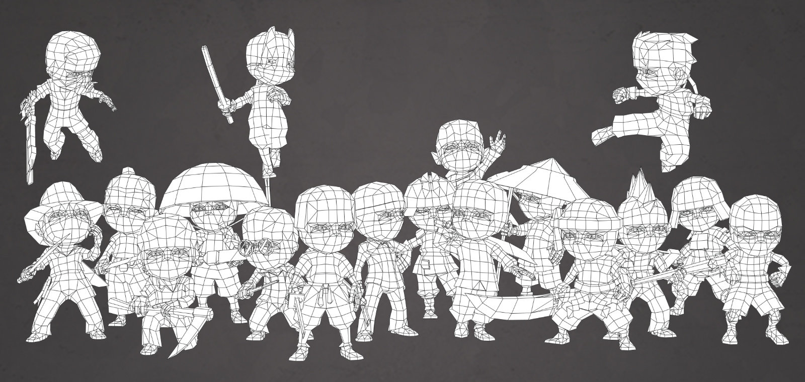 how to draw mini ninja