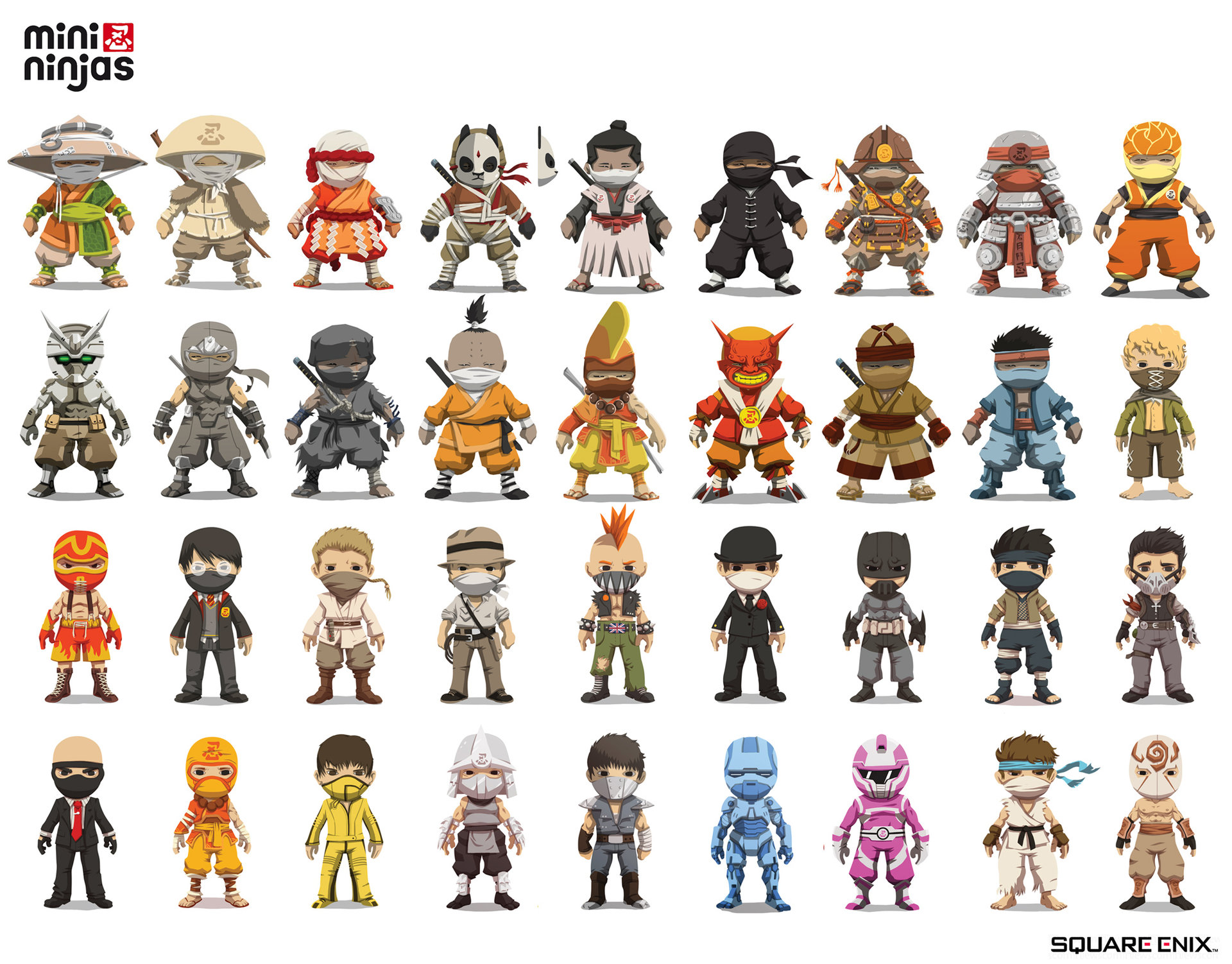 how to draw mini ninja