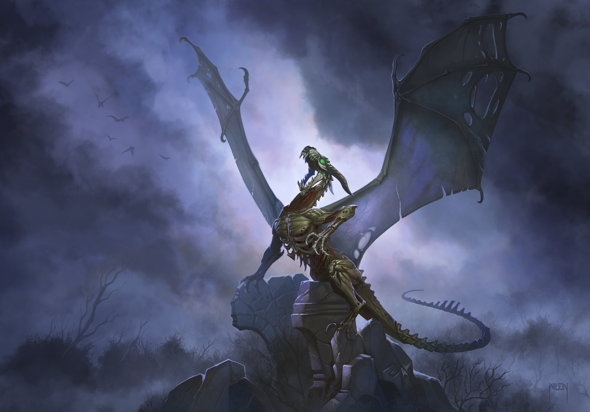 ArtStation - Great Undead Wyrm