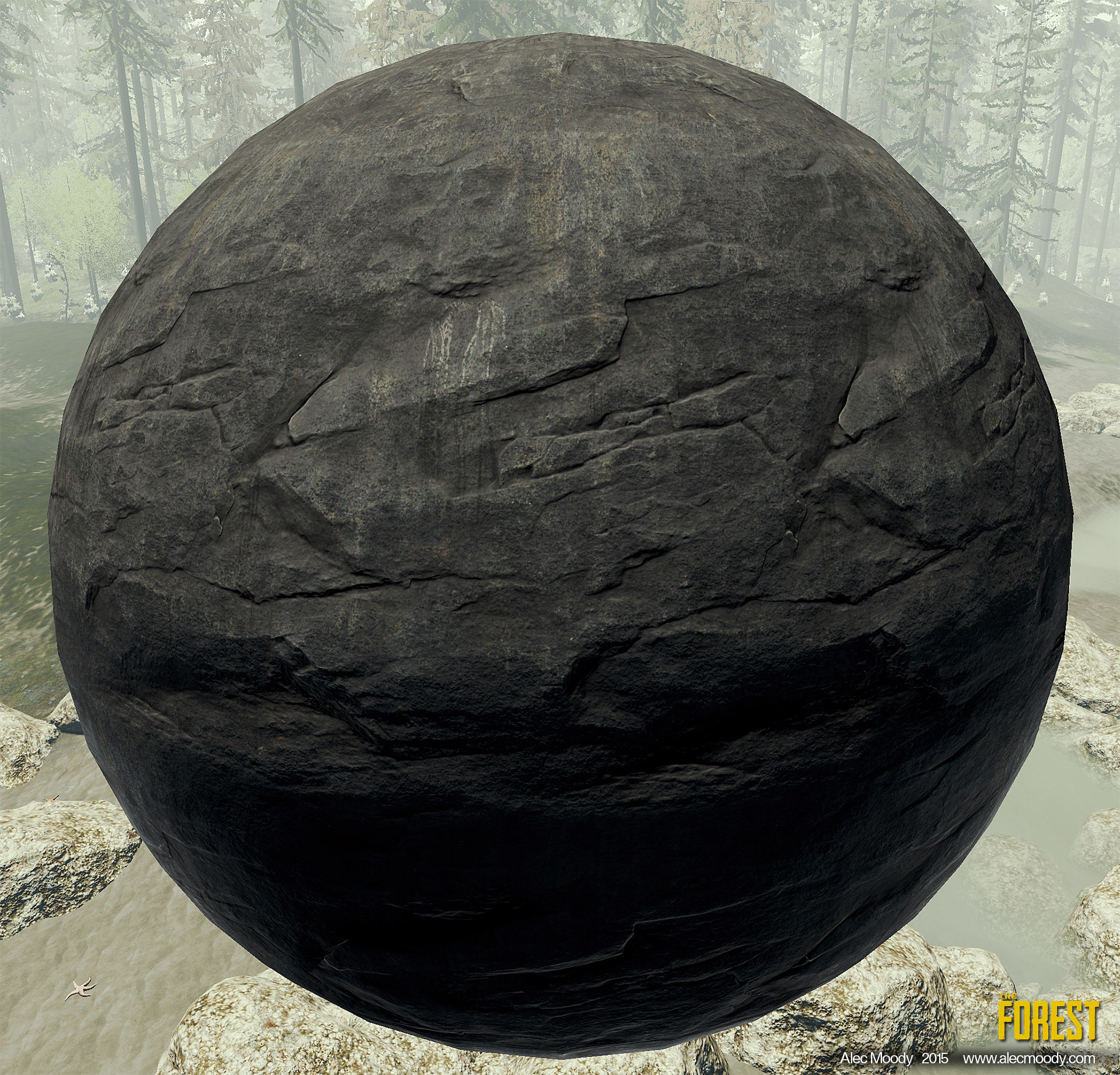 ArtStation - Tiling cave wall 1 - The Forest