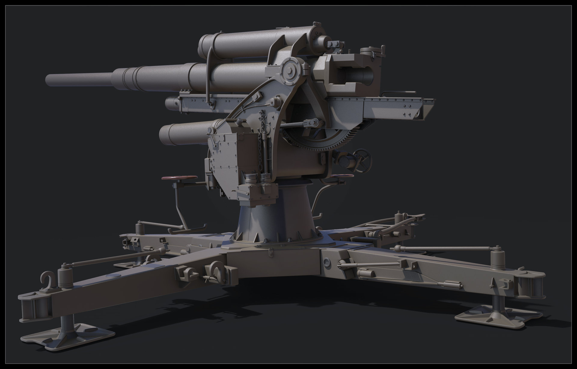 Edgar A. Martinez - German 88 mm Flak anti-aircraft