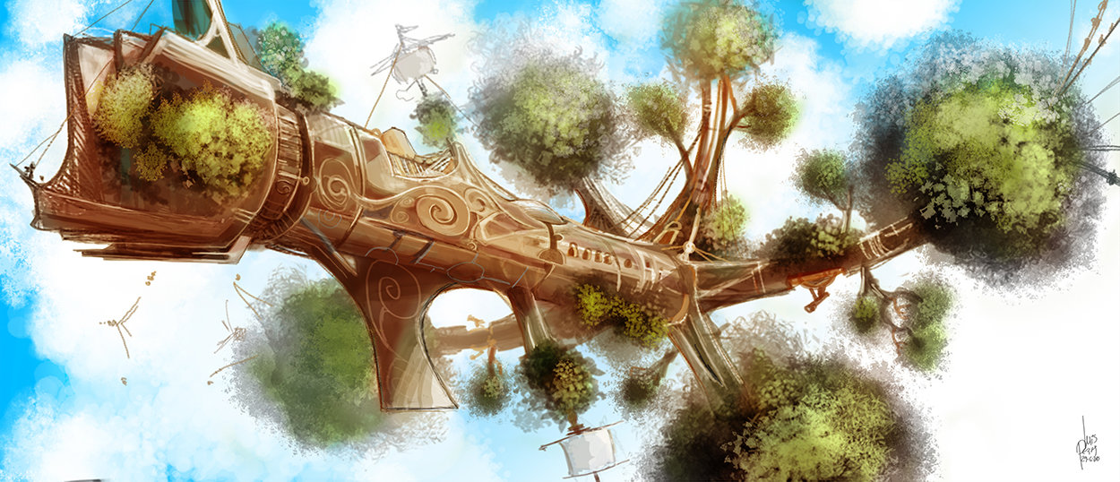 Luis Peres - Pirate Tree Ship