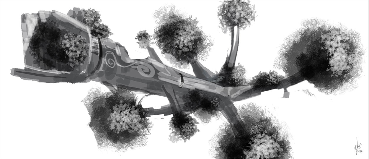 Luis Peres - Pirate Tree Ship