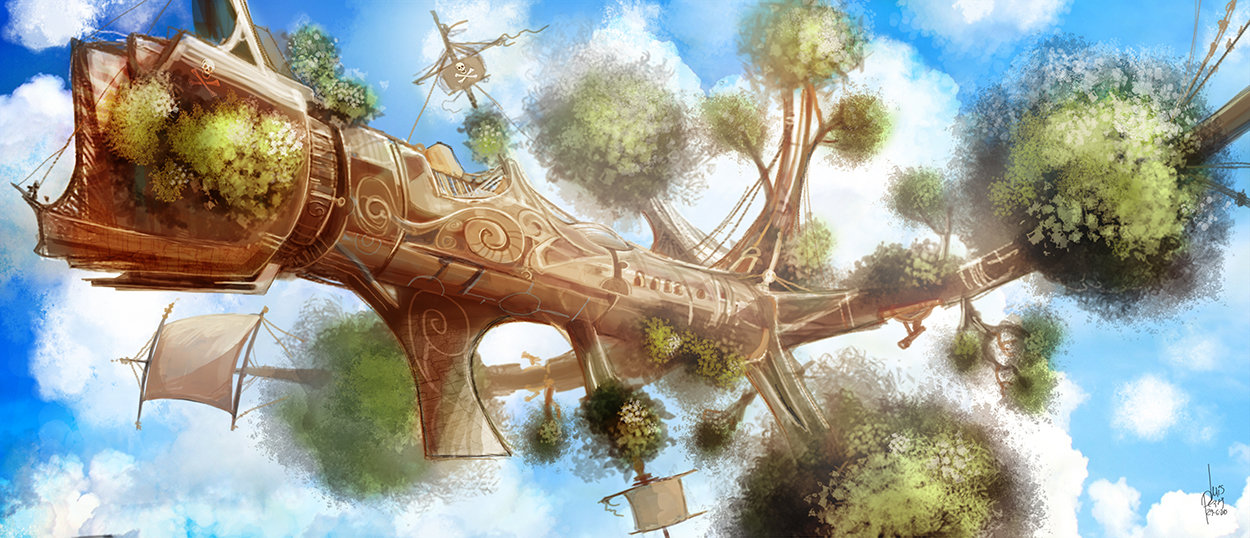 Luis Peres - Pirate Tree Ship
