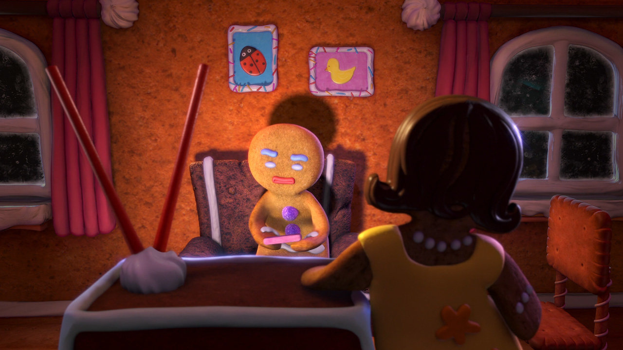 ArtStation - Scared Shrekless - Inside gingerbread man's house