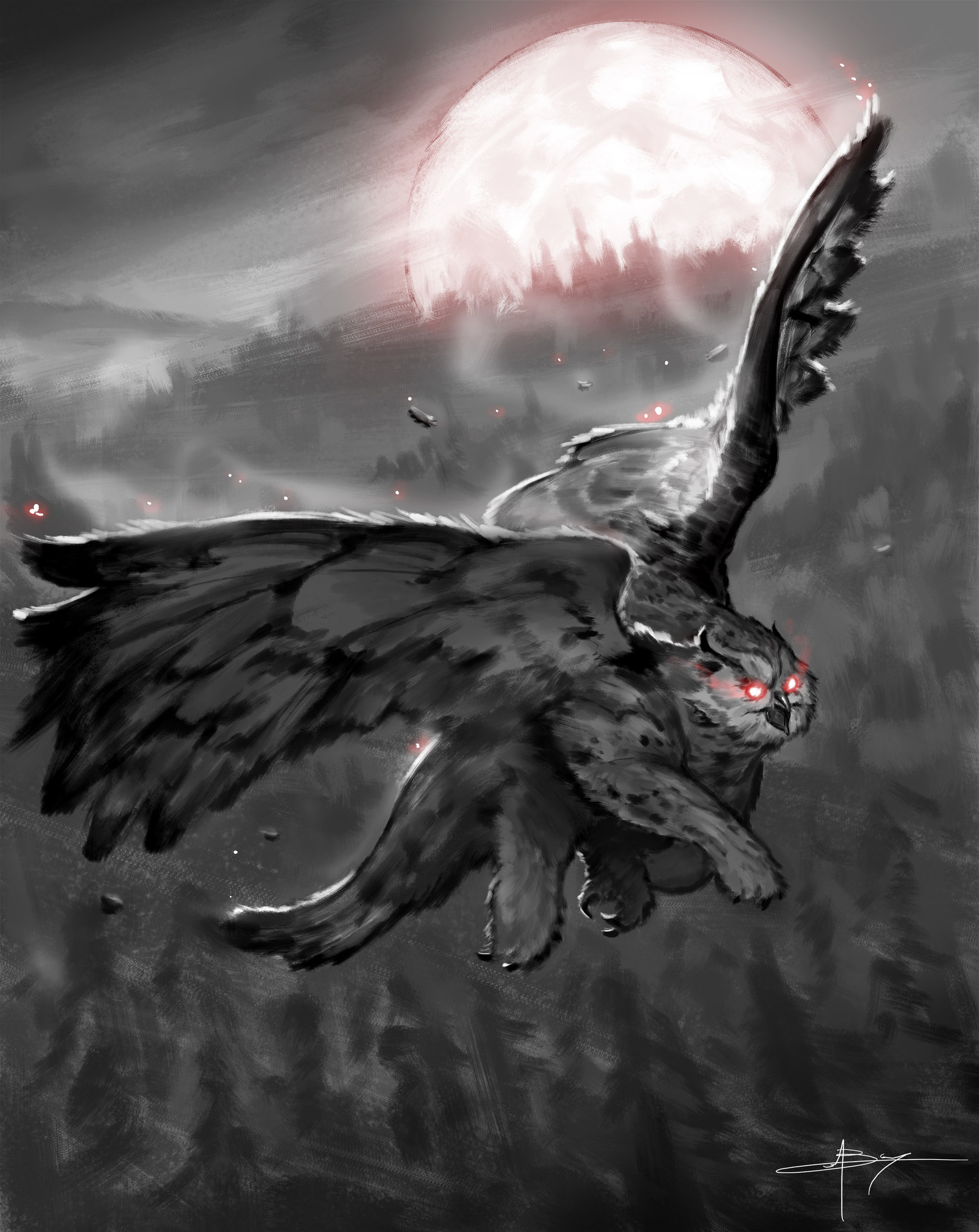 ArtStation - Evil griffin