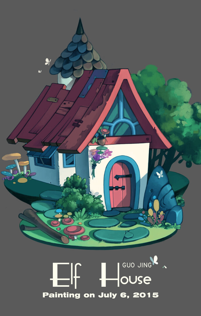 ArtStation - Elf House