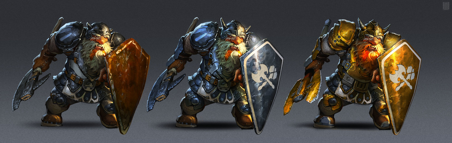 ArtStation - Dwarfs-defenders