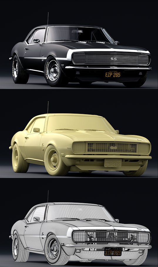 68 Camaro Drawings