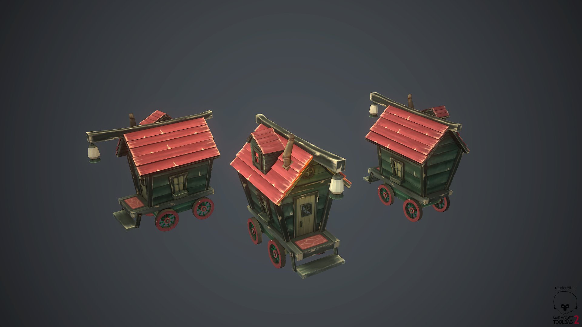 ArtStation - Gypsy Wagon