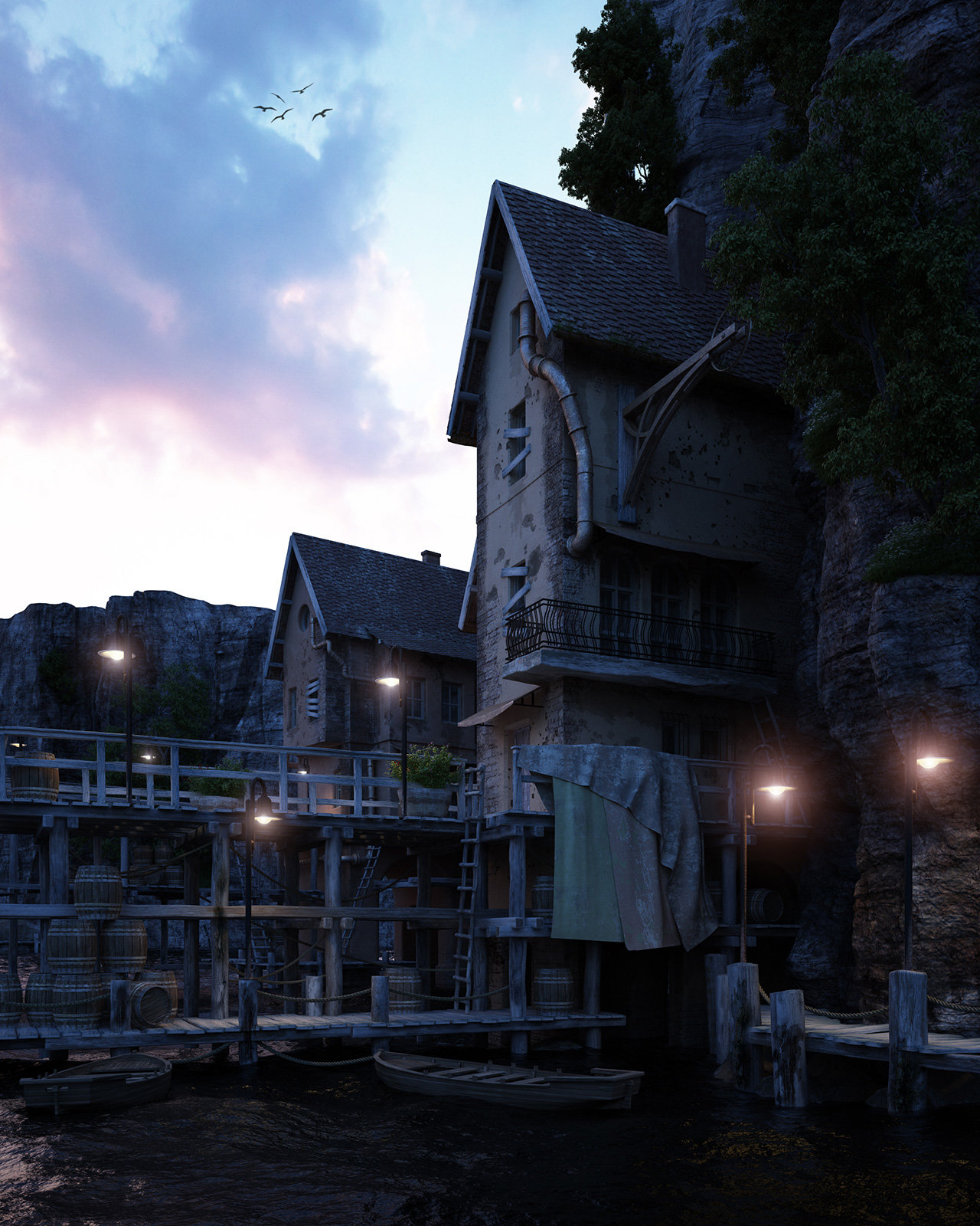 ArtStation - On the Waterfront