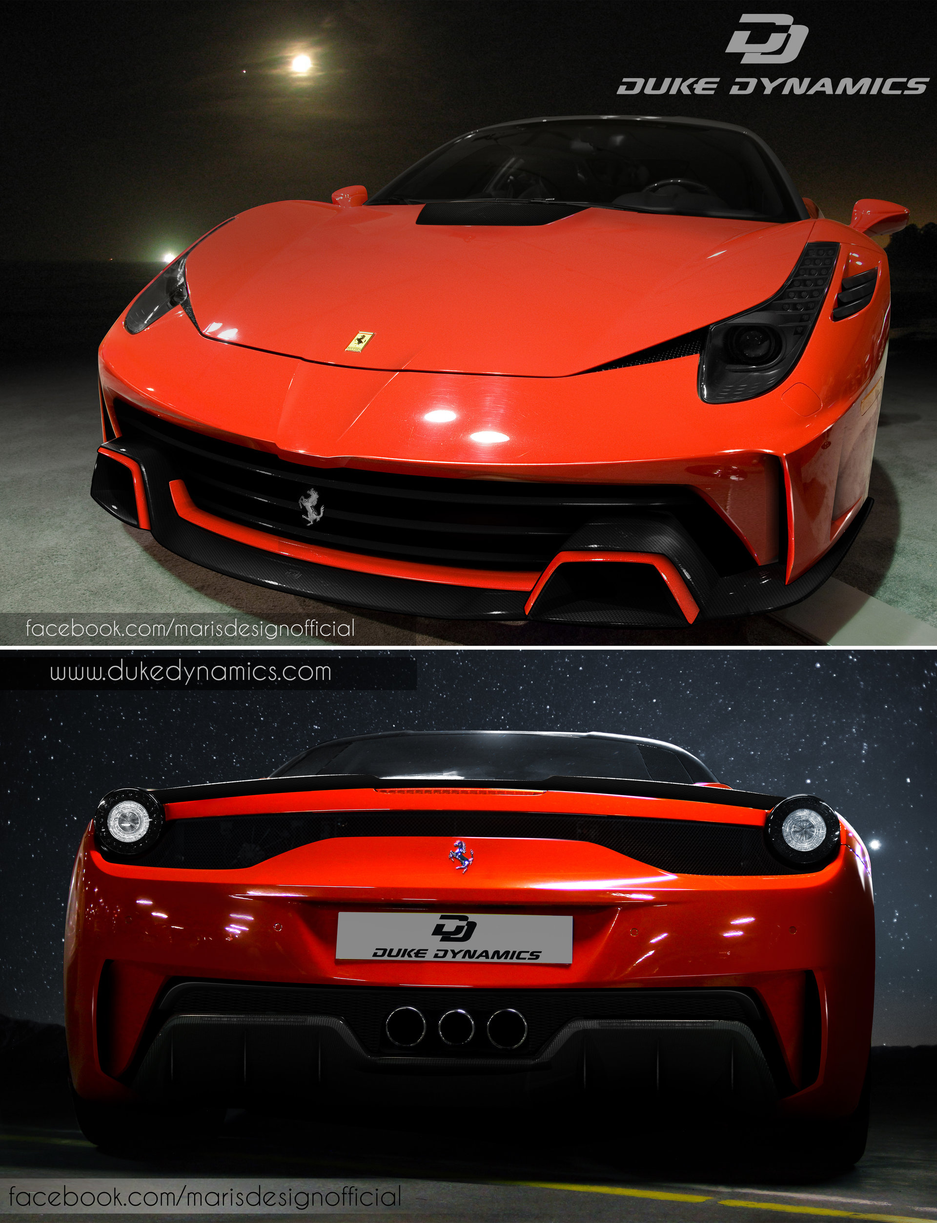 ArtStation - Ferrari 458 Italia - Realistic Renders