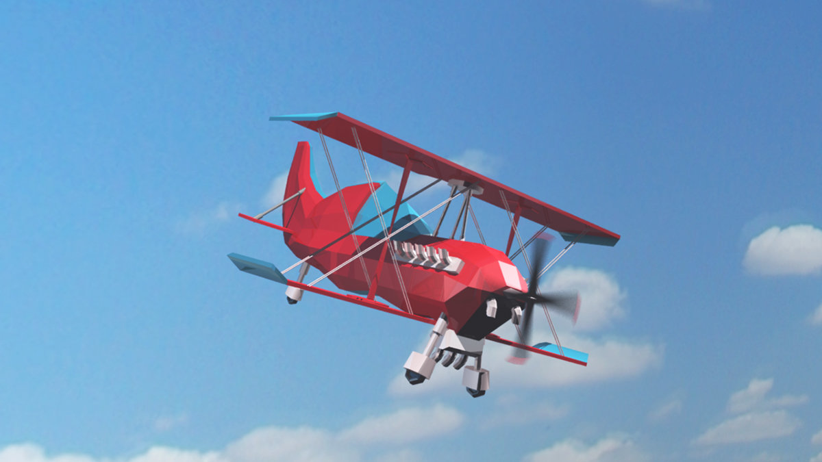 ArtStation - Low Poly - Plane