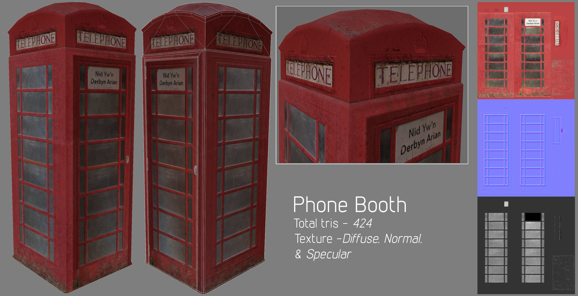 ArtStation - Telephone Booth