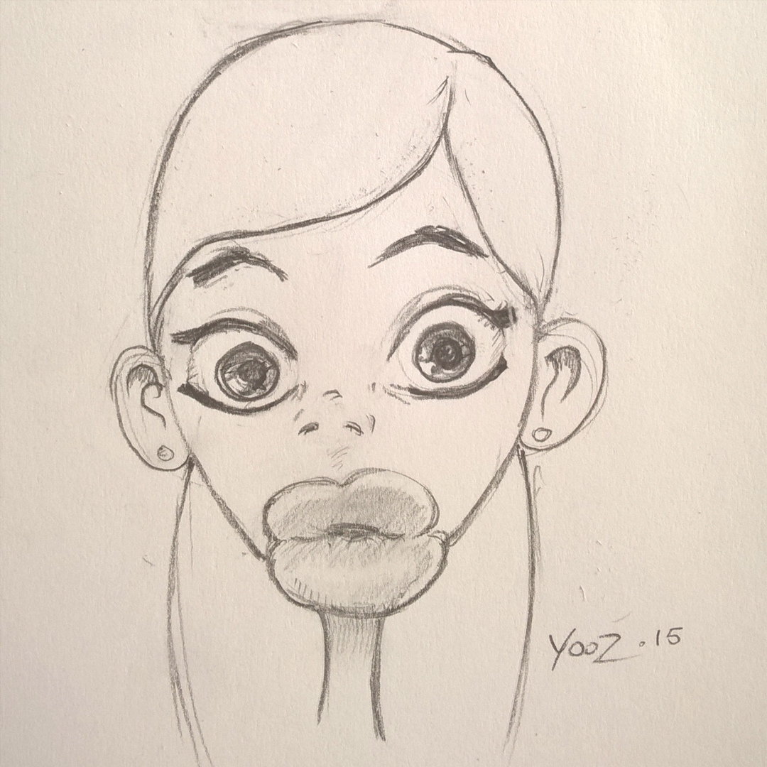 how to draw lips big