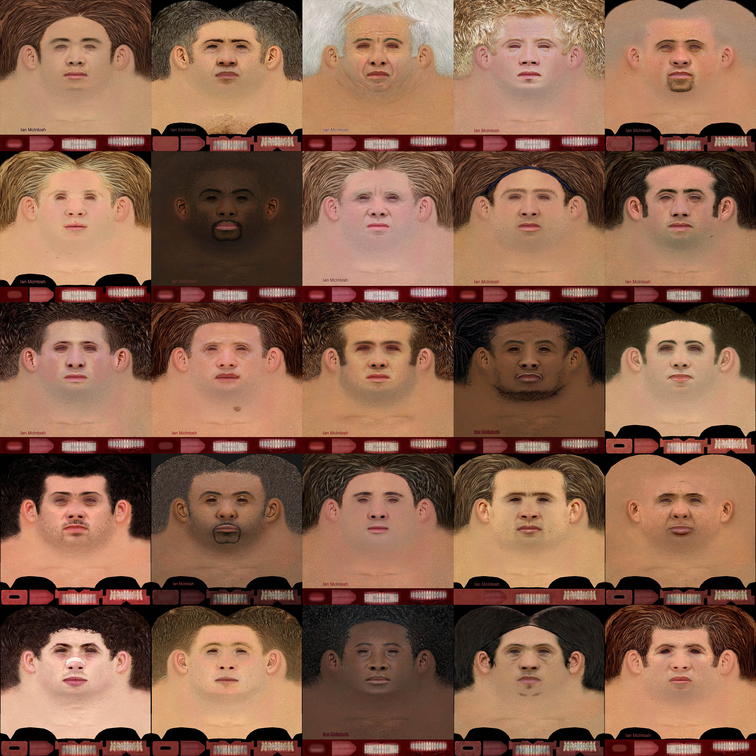 Ian McIntosh - FIFA 06 Soccer Player Heads