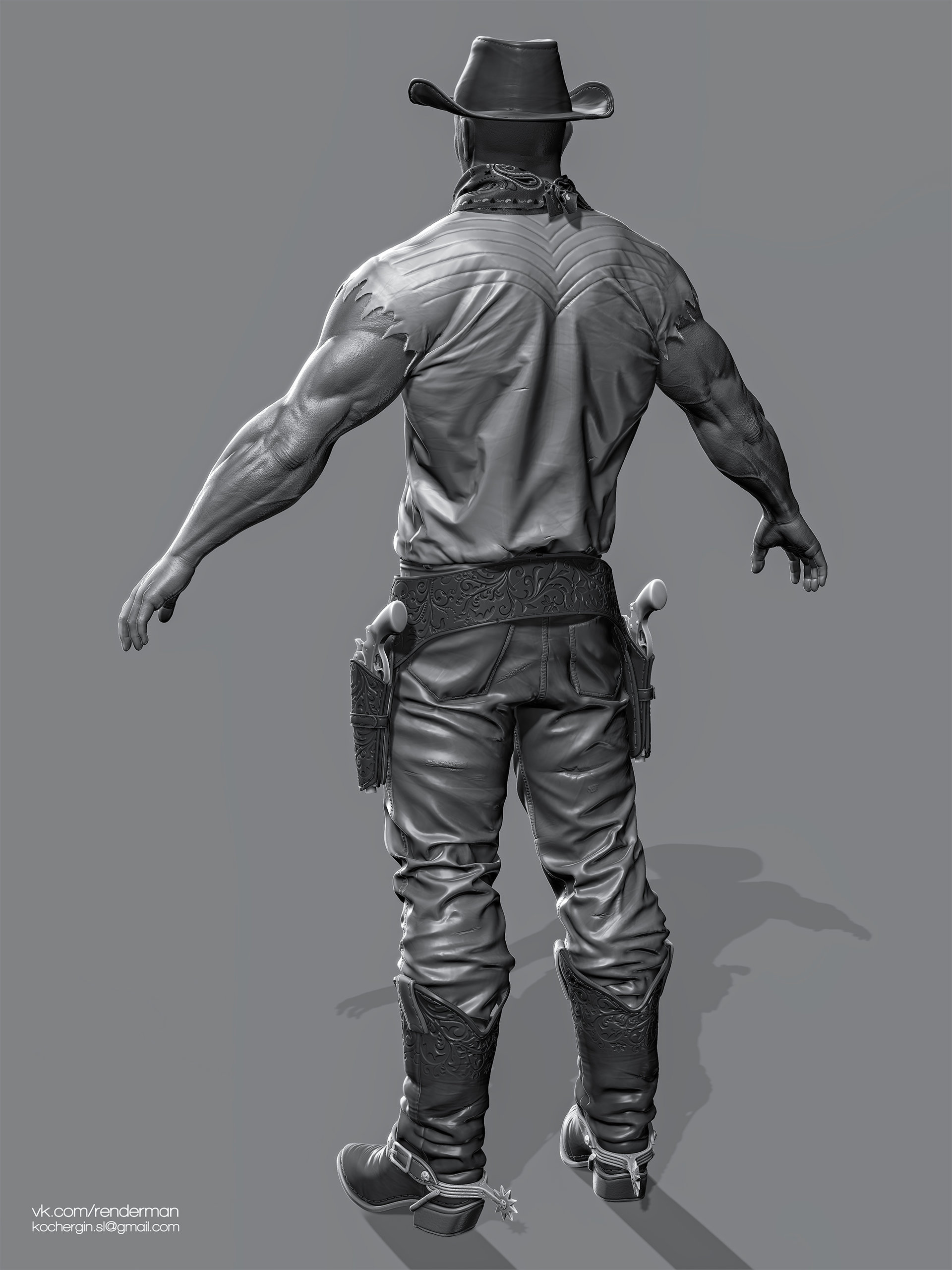 ArtStation - Cowboy Hugh