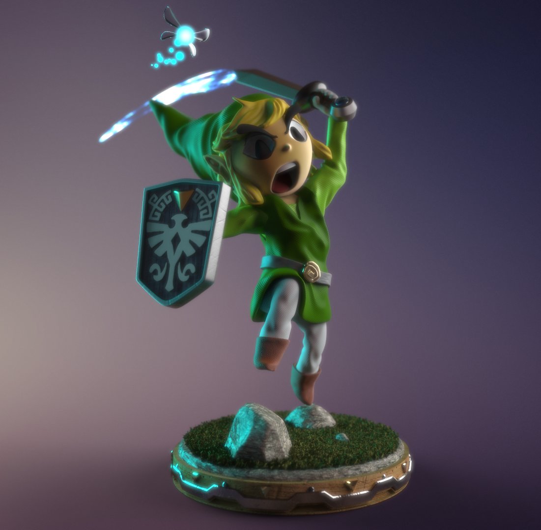 ArtStation - Link, from Spirit Tracks